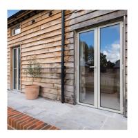China Skate Interior Thermal Break Casement Doors with Wide Swing Frame and Double Glazing for sale