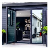 China Skate Interior Thermal Break Casement Doors with Wide Swing Frame and Double Glazing for sale