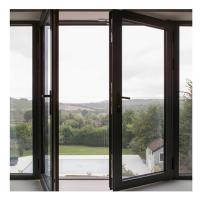 China Skate Interior Thermal Break Casement Doors with Wide Swing Frame and Double Glazing for sale