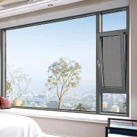 China Aluminum Villa House Glass Casement Windows with Horizontal Opening and Customization for sale