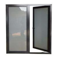 China Thermal Break Aluminum Alloy Casement Doors for Skate Interior Heat Insulation Coefficient for sale