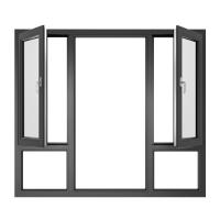 China Folding Screen Solution Energy Aluminium Casement Window with Level 8 Air Tightness for sale