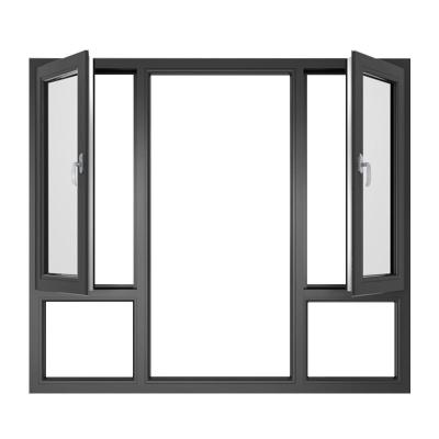 China Folding Screen Solution Energy Aluminium Casement Window with Level 8 Air Tightness for sale