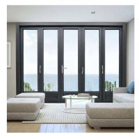China Waterproof SKATE large scale aluminium sliding door with wide frame and double glazed for sale