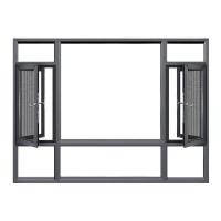 China Modern Design Thermal Break Aluminium Alloy Frame Casement Windows for House Project for sale