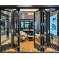 China Waterproof SKATE large scale aluminium sliding door with wide frame and double glazed for sale