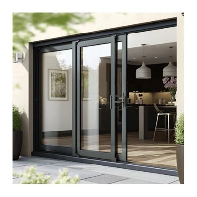 China Facade Decoration Solution 70mm Aluminum Sliding Door for Service Apartment Townhouse for sale