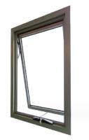 China House Customized Design Aluminum Awning Glass Windows With And Water Tightness Level 6 for sale