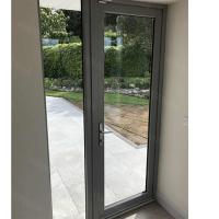 China Upgrade to Triplex Glass Skate Thermal Break Double Glazed Aluminum Casement Doors for sale