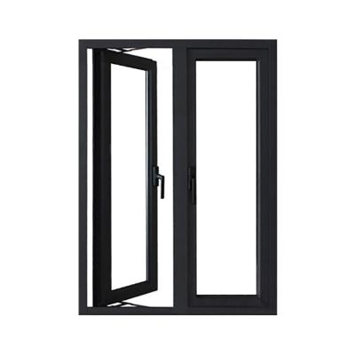 China Custom Aluminum Alloy Casement Door Waterproof and Customized for Commercial Projects for sale
