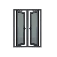China Custom Aluminum Alloy Casement Door Waterproof and Customized for Commercial Projects for sale
