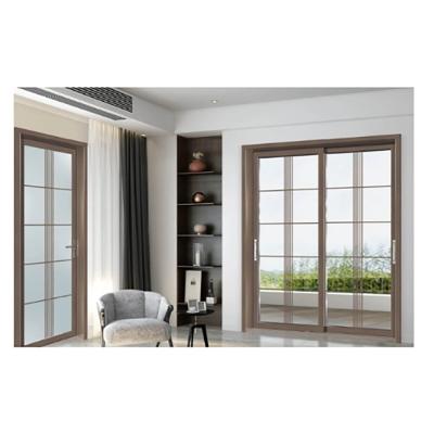 China Minimalist Design Style Aluminum Alloy Sliding Doors For Exterior Environment for sale