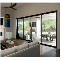 China Wide Frame Double Glazed Sliding Door And Minimalist Design Style With Aluminum Alloy for sale