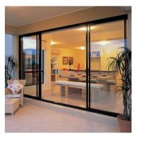 China Wide Frame Double Glazed Sliding Door And Minimalist Design Style With Aluminum Alloy for sale