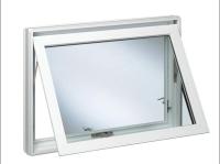 China Energy Saving SKATE Aluminum Double Glass Awning Window with Level 6 Water Tightness for sale
