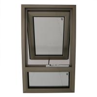 China Tempered Glass Awning Windows With Modern Design And Stainless Steel Screen Netting for sale