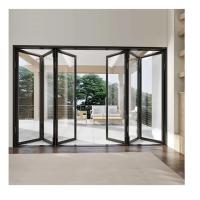 China Project Consultation At Building Material Store 70mm Aluminum Bi-fold Doors With Glass for sale