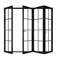 China Project Consultation At Building Material Store 70mm Aluminum Bi-fold Doors With Glass for sale
