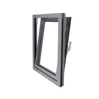 China SKATE End Black Double Glazed Aluminium Alloy Awning Windows with Soundproof Function for sale