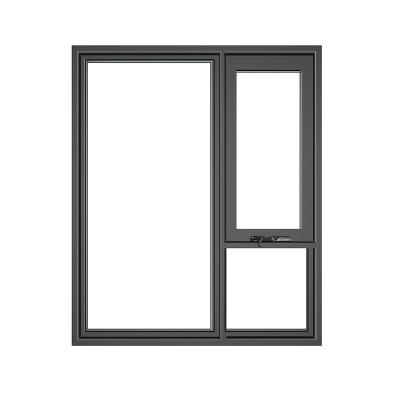 China Stainless Steel Screen Netting Material Standard Aluminum Double Glazed Awning Windows for sale