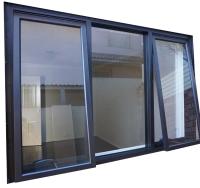 China Stainless Steel Screen Netting Material Standard Aluminum Double Glazed Awning Windows for sale