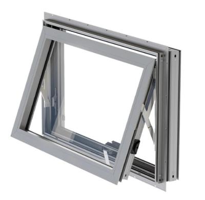 China Stainless Steel Screen Netting End Canadian Standard Aluminum Waterproof Awning Windows for sale