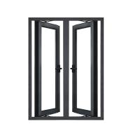 China Stainless Steel Screen Netting Aluminum Alloy Casement Doors for R D Hotel Apartment for sale