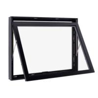 China Aluminum Commercial Awning Windows With Horizontal Opening Pattern Tech Customization for sale