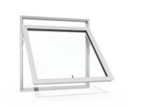 China Customizable Production Folding Screen Thermal Break Aluminium Awning Windows for Apartment for sale