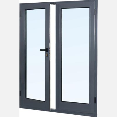 China Aluminum Casement Doors With 1.4mm Aluminum Wall For Boutique Hotel for sale