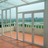 China Aluminum Casement Doors With 1.4mm Aluminum Wall For Boutique Hotel for sale