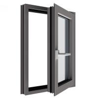 China Water Tightness Level 6 Commercial Popular Safety Opening Aluminium Bathroom Awning Window for sale