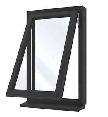 China Upgrade Your Bathroom with Aluminum Awning Windows and Stainless Steel Screen Netting for sale