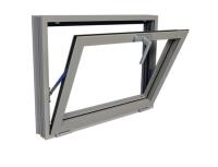 China Upgrade Your Bathroom with Aluminum Awning Windows and Stainless Steel Screen Netting for sale