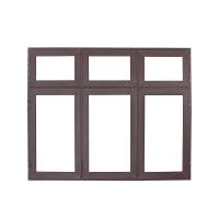 China Double Insulated Tempered Glass Aluminium Casement Window for Horizontal Opening Pattern for sale