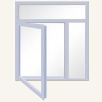 China Double Insulated Tempered Glass Aluminium Casement Window for Horizontal Opening Pattern for sale