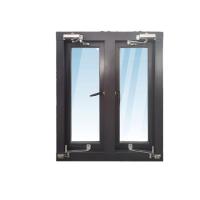 China Double Insulated Tempered Glass Aluminium Casement Window for Horizontal Opening Pattern for sale