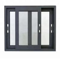 China Tailored Double Tempered Glass Aluminium Alloy Sliding Window with 2.2 mm Wall Thickness for sale