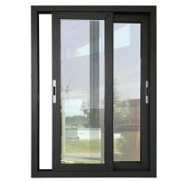 China Soundproof Hurricane Impact Thermal Break Double Glazed Aluminium Alloy Sliding Window for sale
