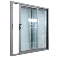 China Soundproof Hurricane Impact Thermal Break Double Glazed Aluminium Alloy Sliding Window for sale