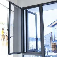 China Energy Efficient Double Glazed Tempered Glass Aluminum Profile Tilt and Turn Casement Window for Better Waterproofing for sale