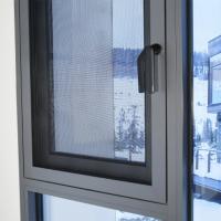 China Energy Efficient Double Glazed Tempered Glass Aluminum Profile Tilt and Turn Casement Window for Better Waterproofing for sale