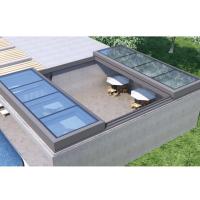 China 5 27A 55 9A 5 12A 5 Glass Aluminum Fixed Skylight For Level 9 Wind Pressure Resistance for sale