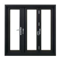 China Thermal Break Double Glazed Aluminum Profile Aluminium Alloy Casement Window Swing Style for sale