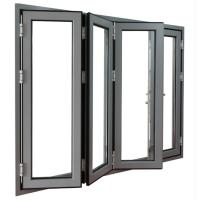 China Thermal Break Double Glazed Aluminum Profile Aluminium Alloy Casement Window Swing Style for sale