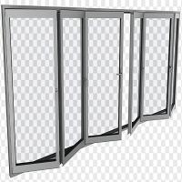 China Outward Aluminum Bi Fold Windows With Heat Insulation Coefficient K Value ≤2.1 for sale