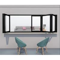 China Outward Aluminum Bi Fold Windows With Heat Insulation Coefficient K Value ≤2.1 for sale