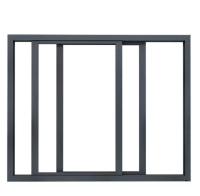 China Aluminum Alloy Frame Material Customized Soundproof Tempering Glass Sliding Windows for sale