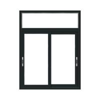 China Aluminum Alloy Frame Material Customized Soundproof Tempering Glass Sliding Windows for sale