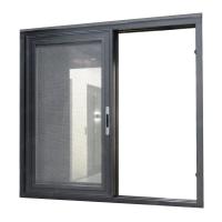 China Customize Double Glazed Thermal Break Aluminum Sliding Glass Windows For Folding Screen for sale